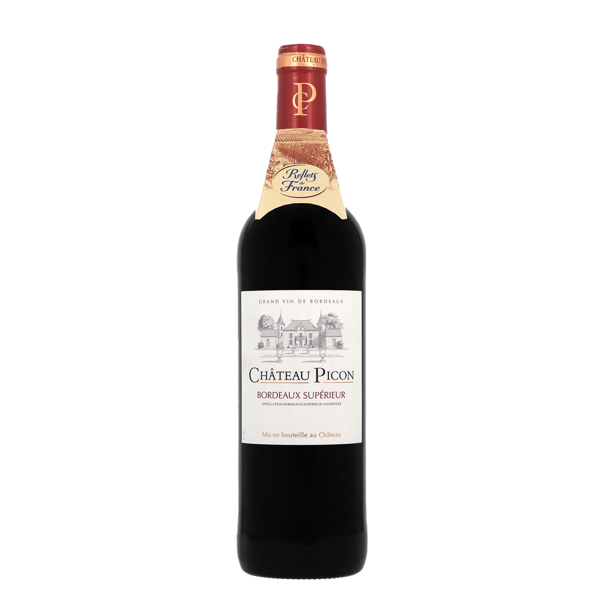 Château Picon "Reflets de France", 2022, A.O.P Bordeaux Supérieur, Vin Rouge - Carrefour Ma Cave