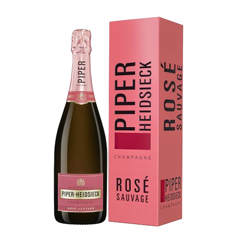 Piper-Heidsieck "Rosé Sauvage", Non Mill, A.O.P Champagne Brut Rosé ...