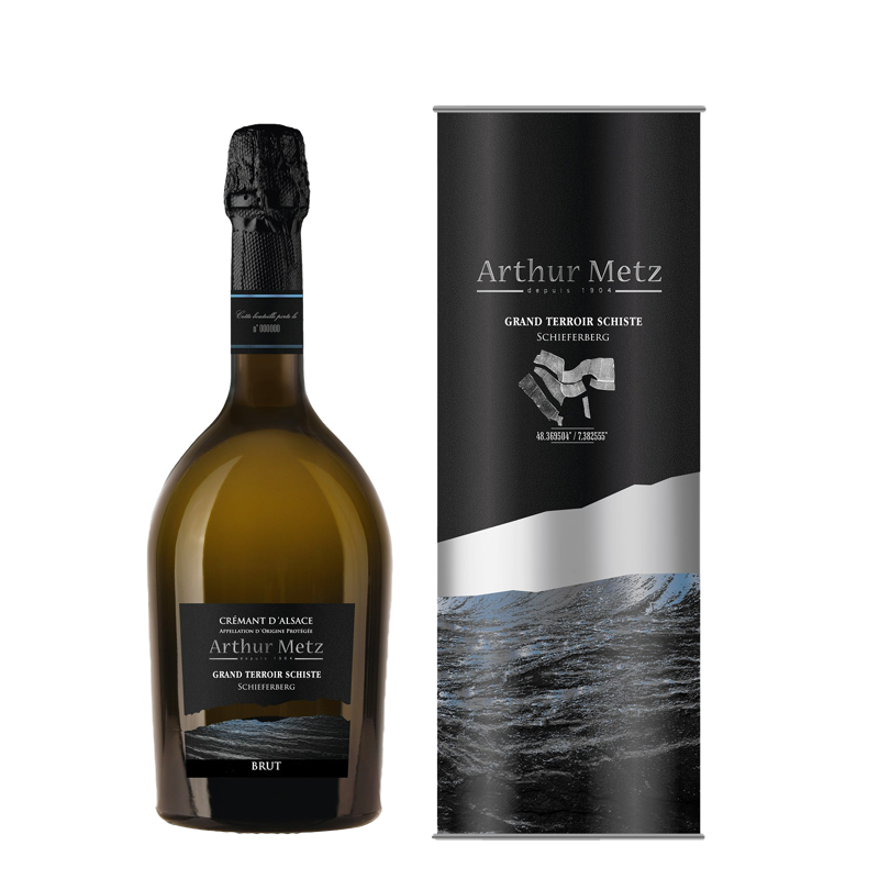 Arthur Metz Grand Terroir Schiste Schieferberg, Non Mill, A.O.P Crémant ...