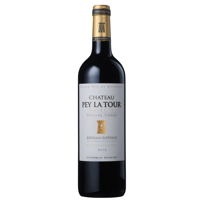 Vin Rouge A.O.P Bordeaux Supérieur Château Pey La Tour "Réserve ...
