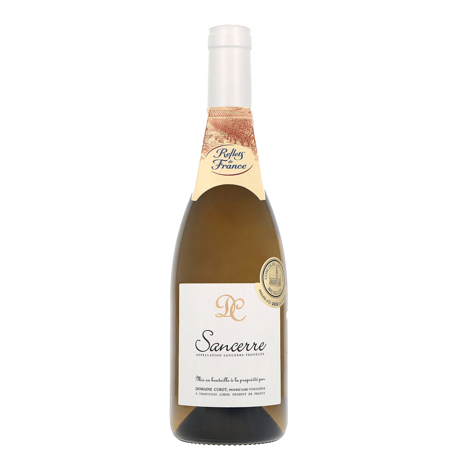 Domaine Curot "Reflets de France", 2021, A.O.P Sancerre, Vin Blanc ...