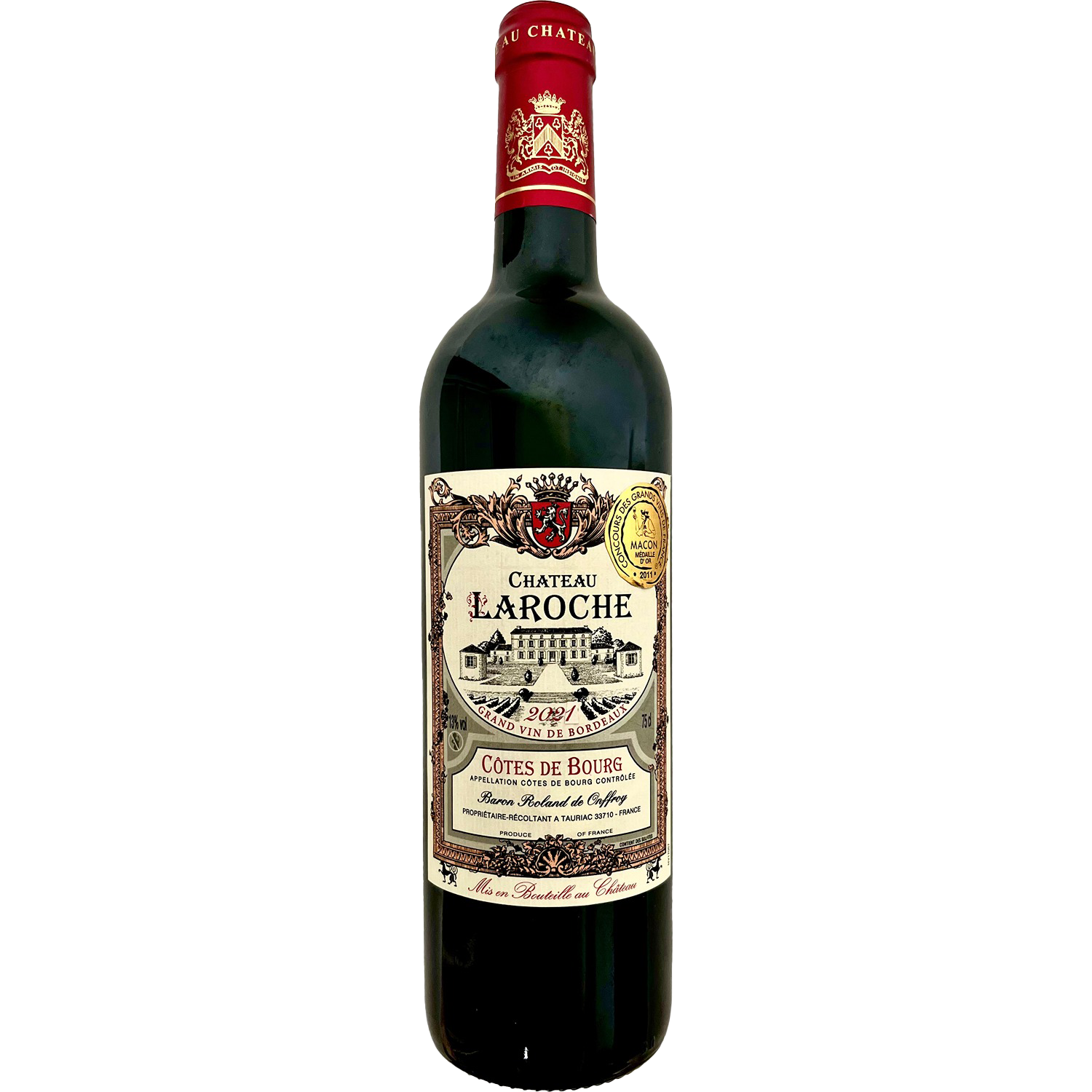 Château Laroche, 2021, A.O.P Côtes de Bourg, Vin Rouge - Carrefour Ma Cave