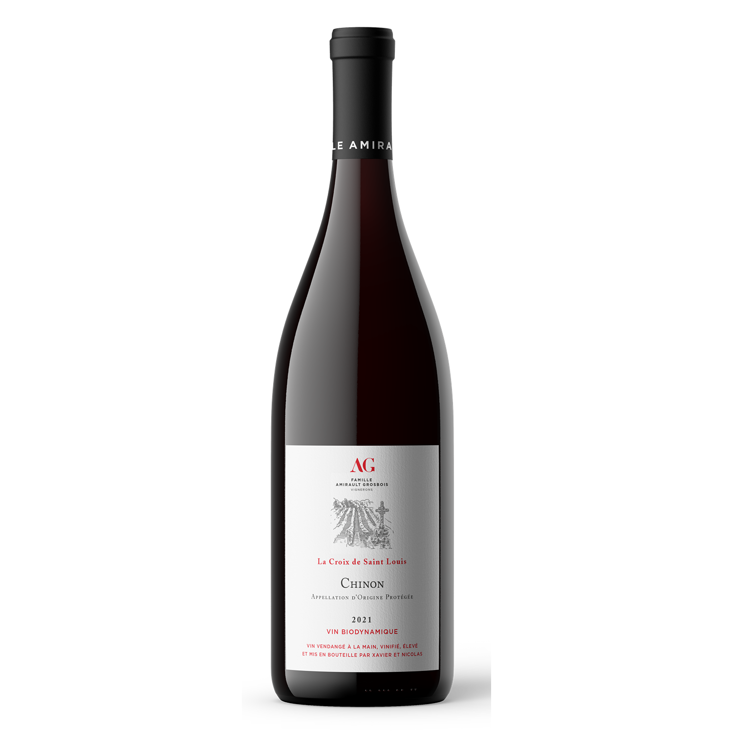 Famille Amirault Grosbois La Croix de Saint Louis, 2021, A.O.P Chinon ...