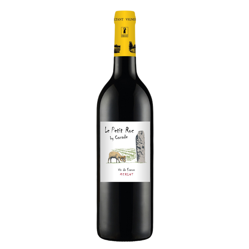 Le Petit Roc by Cazade "Merlot" "Reflets de France", Non Mill, Vin De ...