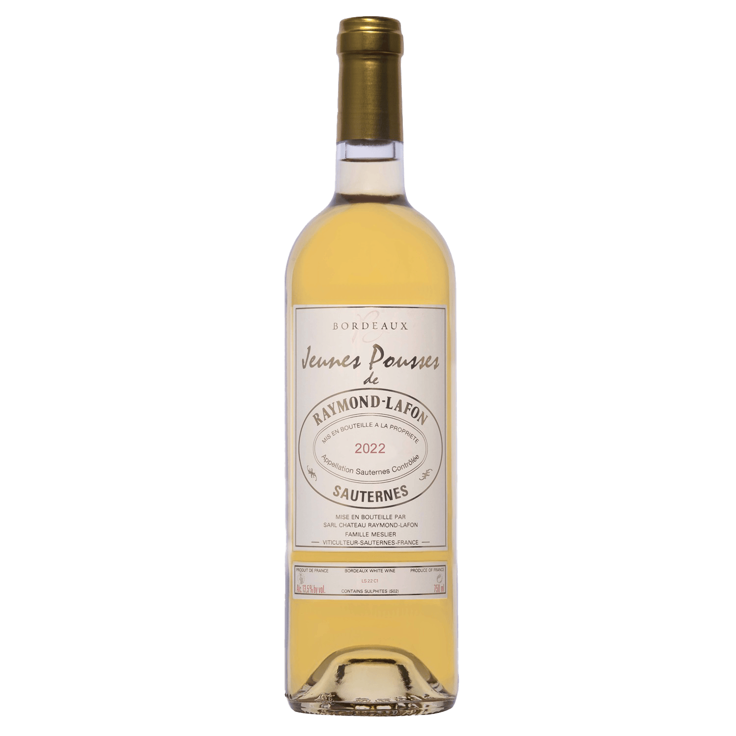 Jeunes Pousses de Raymond-Lafon, 2022, A.O.P Sauternes, Vin Blanc ...
