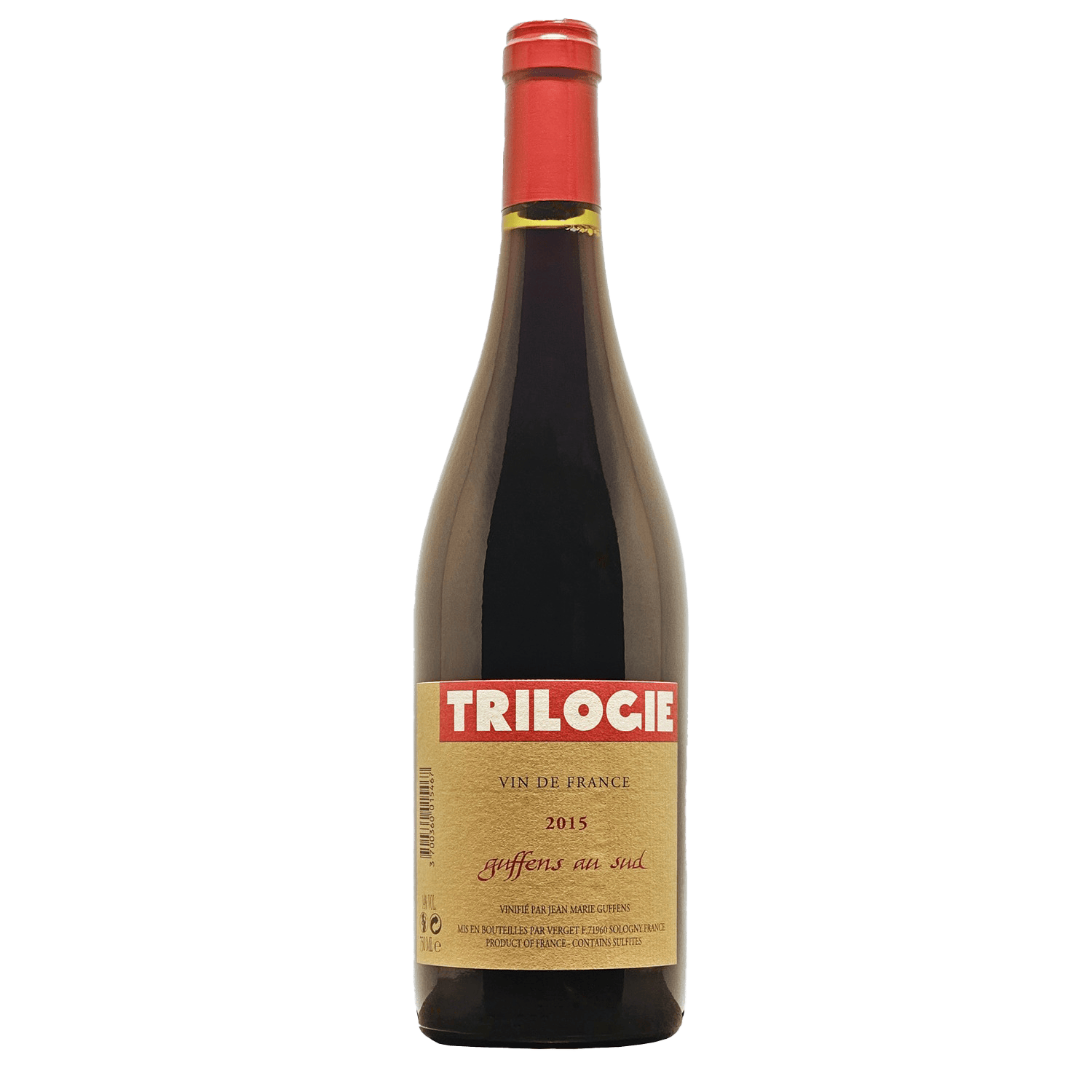 Guffens au Sud "Trilogie", 2015, Vin de France, Vin Rouge - Carrefour ...